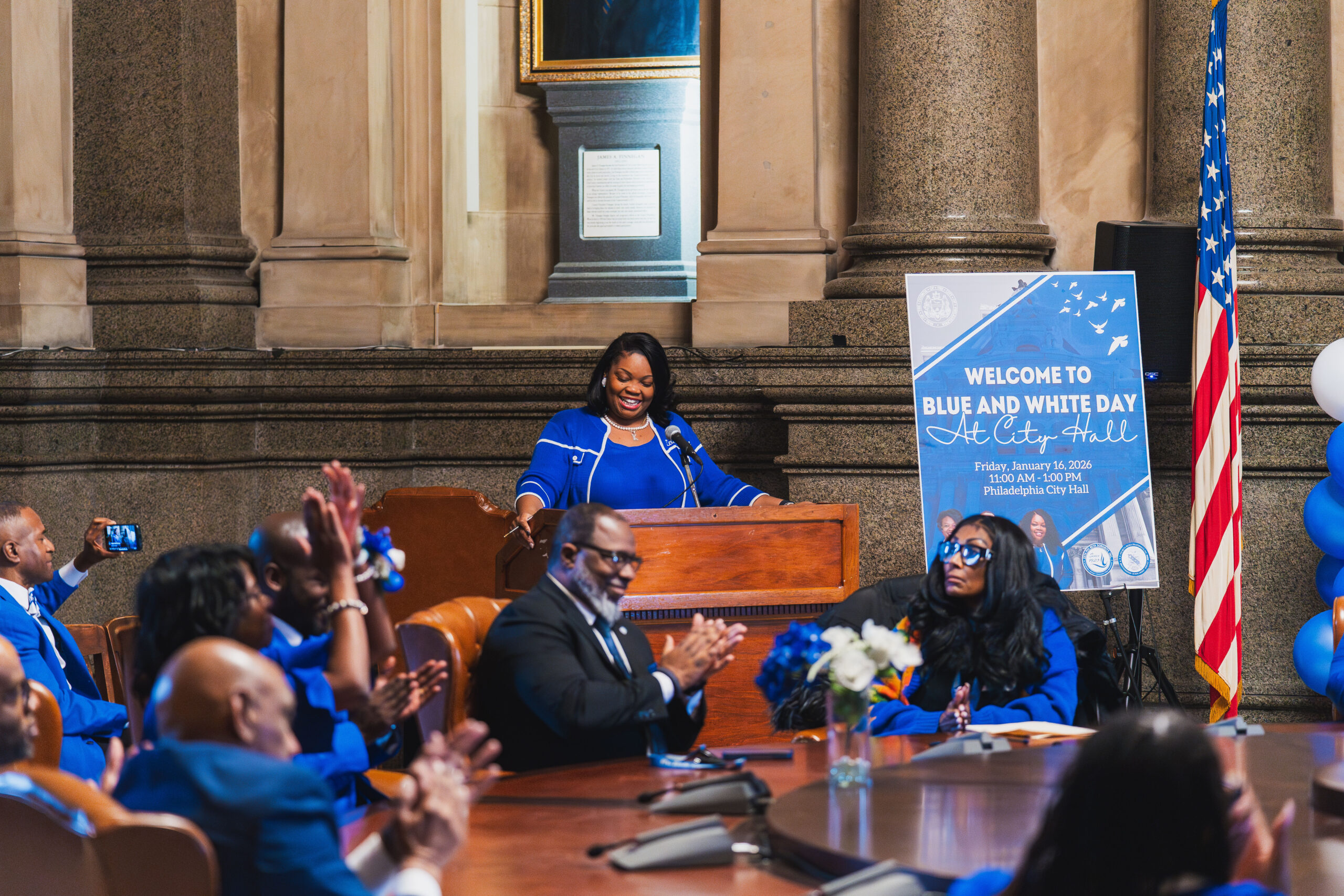 MAJORITY LEADER GILMORE RICHARDSON HOSTS BLUE AND WHITE DAY AT CITY ...